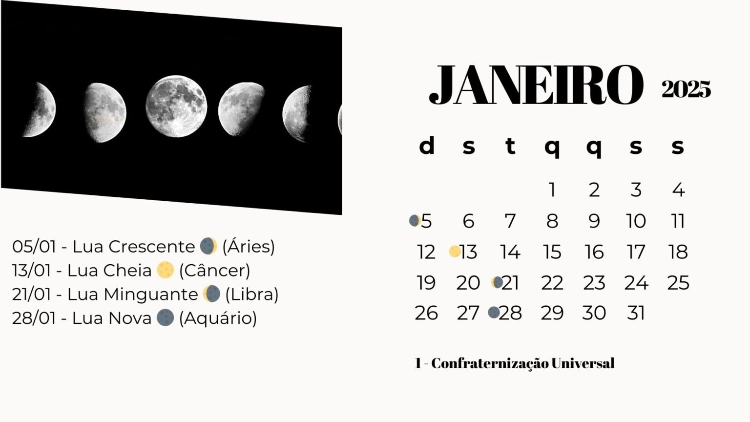 Calendário Lunar 2025 para imprimir - DONA DE CASA CRIATIVA