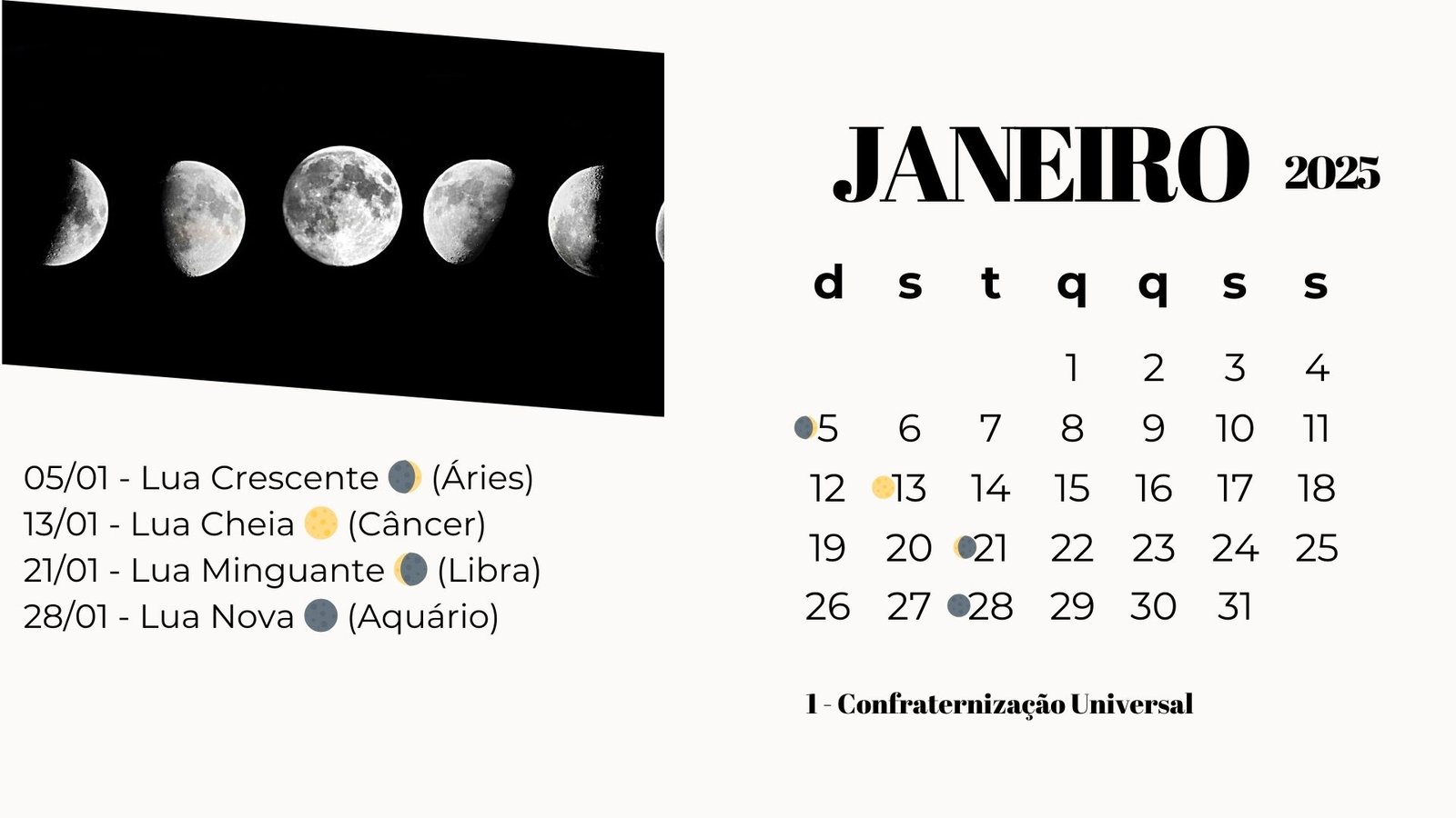 Calendário Lunar 2025 Para Imprimir - DONA DE CASA CRIATIVA